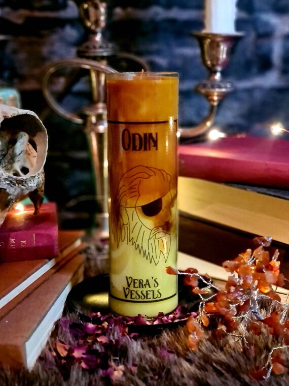 Odin Deity Candle Offering Set Witchcraft Altar Worship - Etsy UK