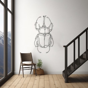 Insect Metal Wall Art Entomology Decor, Bug Lover's Gift, Nature ...