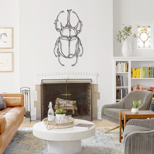 Insect Metal Wall Art - Entomology Decor, Bug Lover's Gift, Nature ...