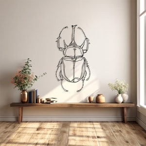 Insect Metal Wall Art - Entomology Decor, Bug Lover's Gift, Nature ...