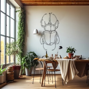 Insect Metal Wall Art - Entomology Decor, Bug Lover's Gift, Nature ...