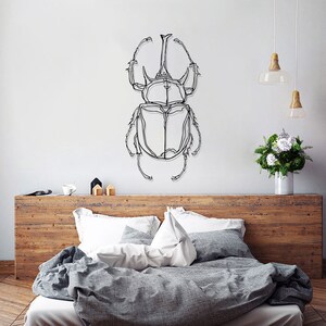 Insect Metal Wall Art - Entomology Decor, Bug Lover's Gift, Nature ...
