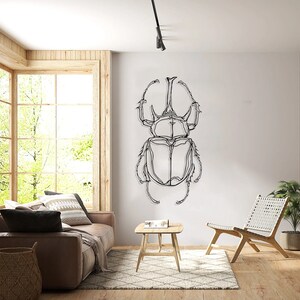 Insect Metal Wall Art - Entomology Decor, Bug Lover's Gift, Nature ...