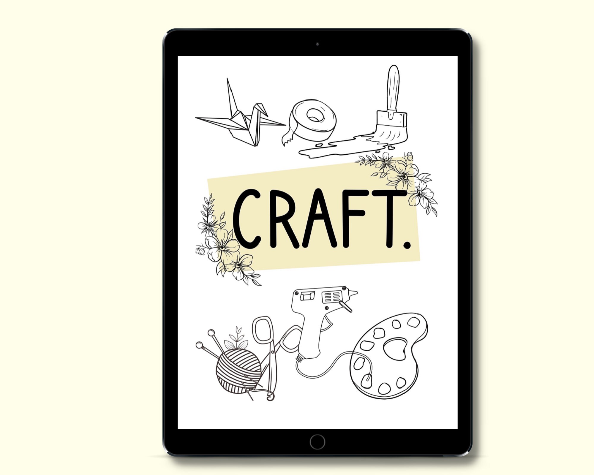 Craft Planner Digital Crafting Planner Project Planner - Etsy