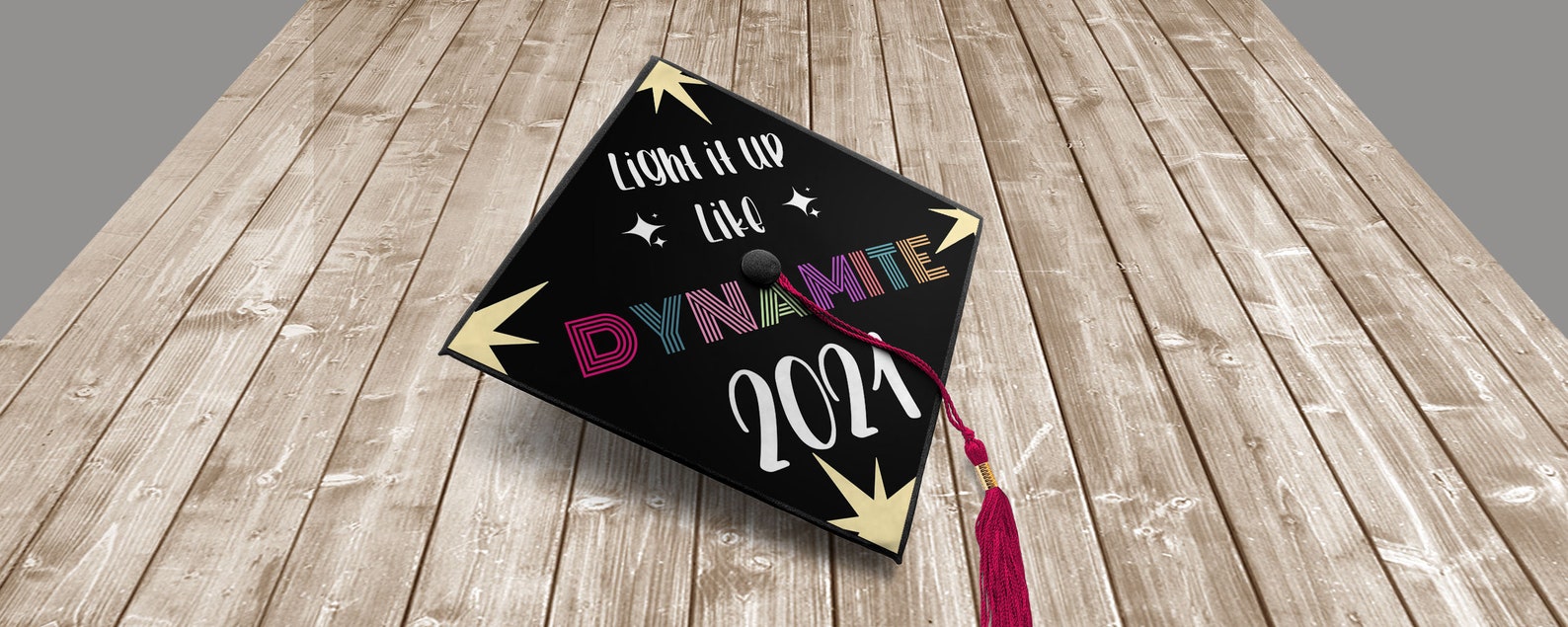 Printable Graduation Cap Topper Dynamite Song Lyrics Army Grad Cap ...