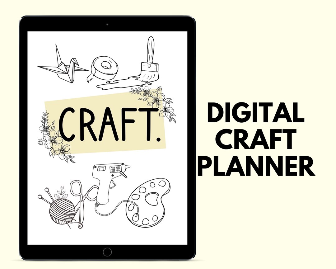 Craft Planner Digital Crafting Planner Project Planner Sewing Planner ...