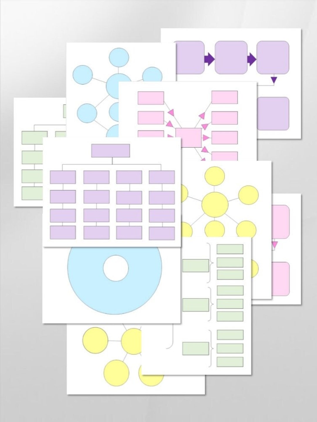 35 PAGES of RAINBOW FLOW - Etsy