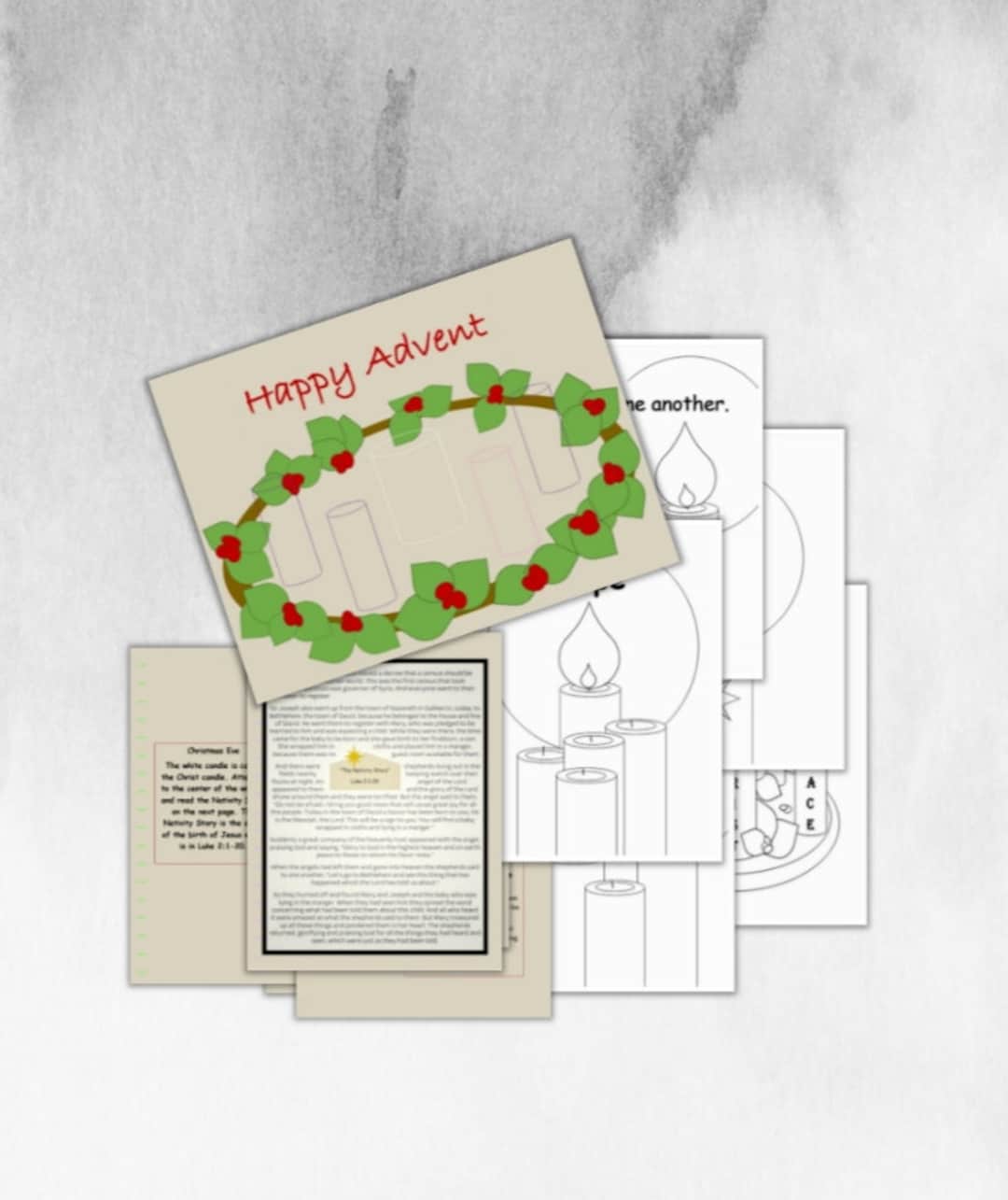 2-in-1 Advent Candle Project for Kids - Etsy