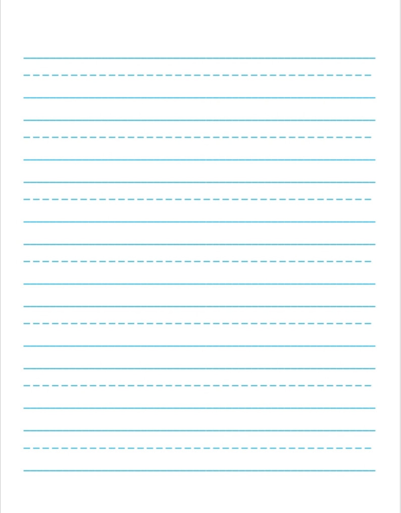 Lined Paper For Elementary School Children Etsy lined-paper-for-elementary-school-children-etsy