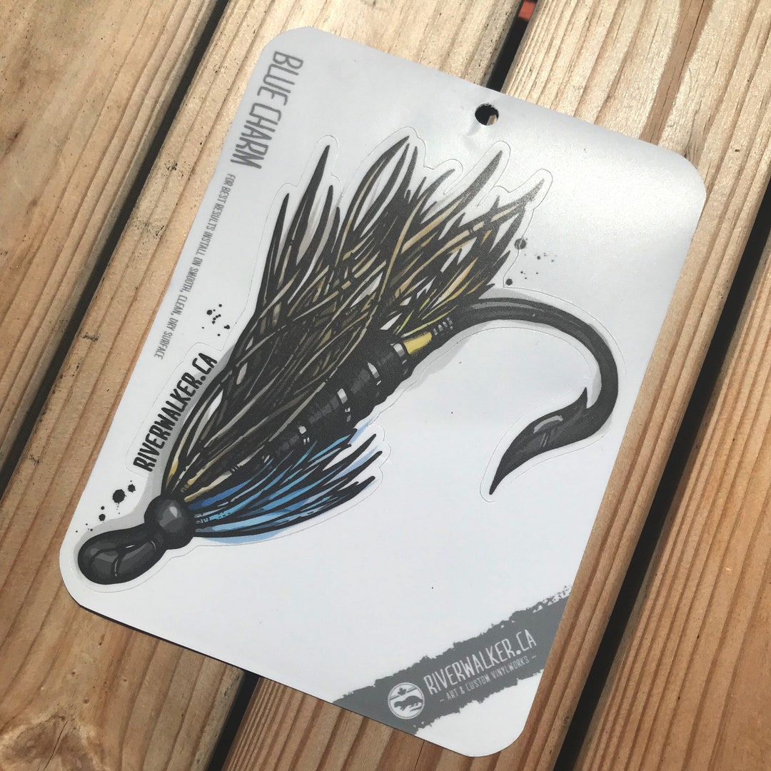Blue Charm Atlantic Salmon Fly Classic Fly Aufkleber Fly Tying Art ...