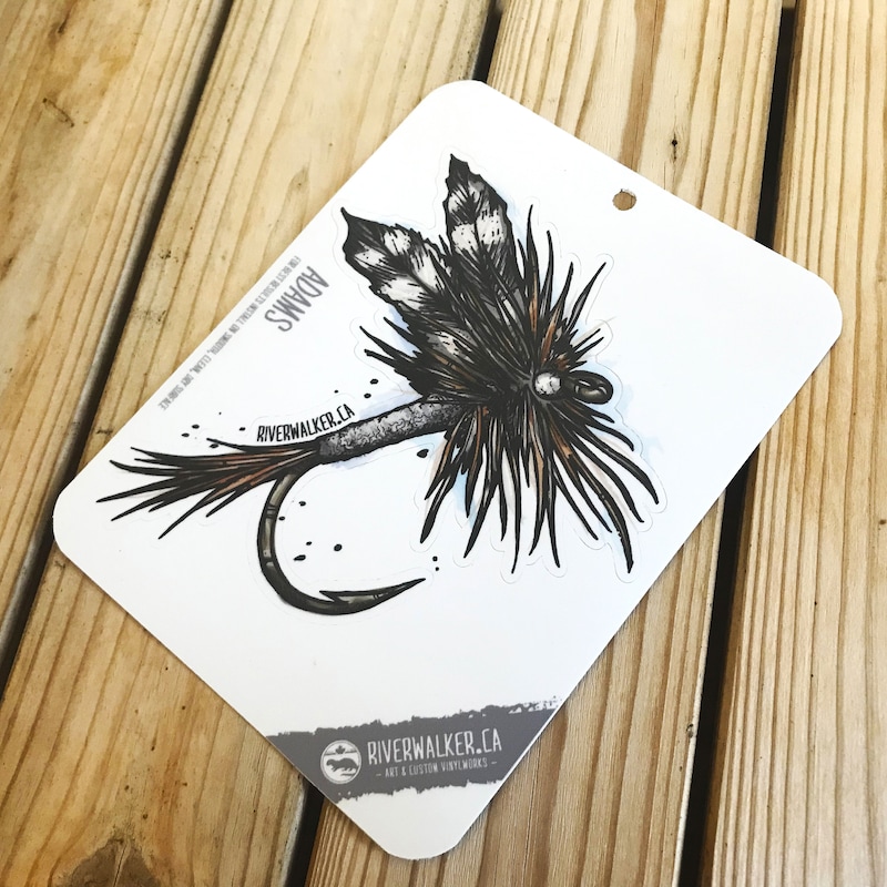 Fly Fishing Sticker - Etsy