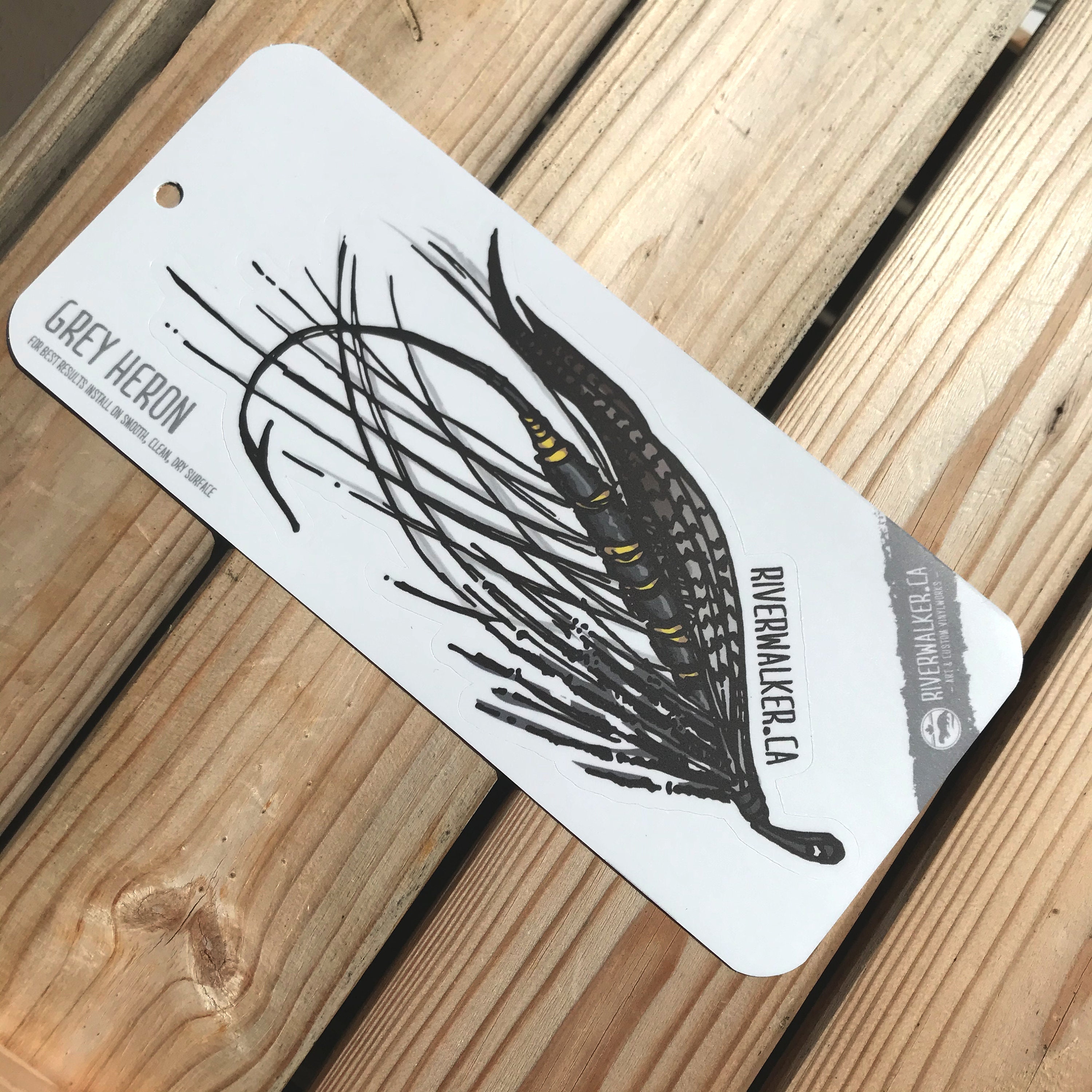 Classic Fly Decals Fly Tying Art Fishing Sticker Salmon | Etsy