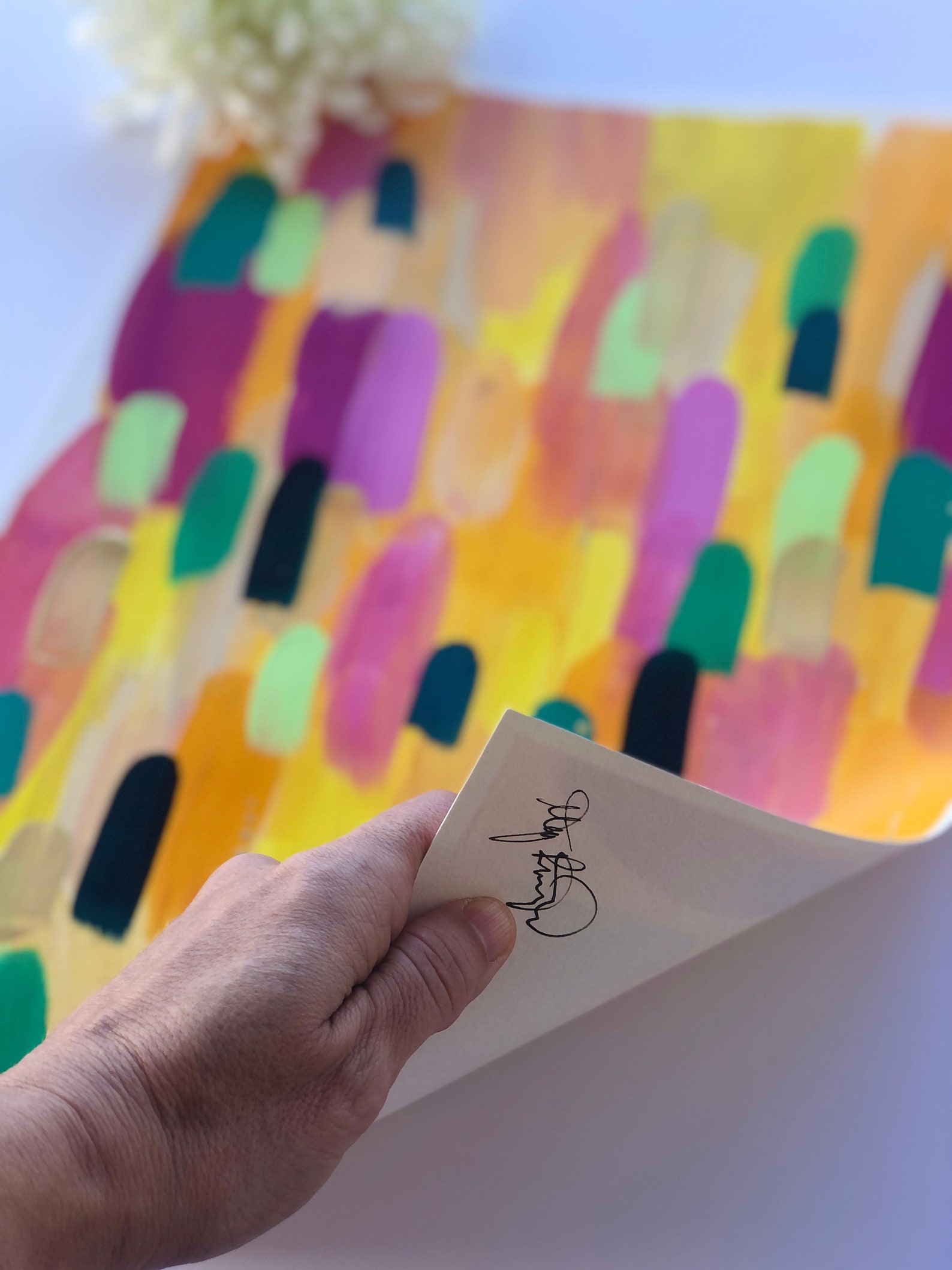 Original Abstract Art on Paper, Acrylic Abstract Art, Original Art ...