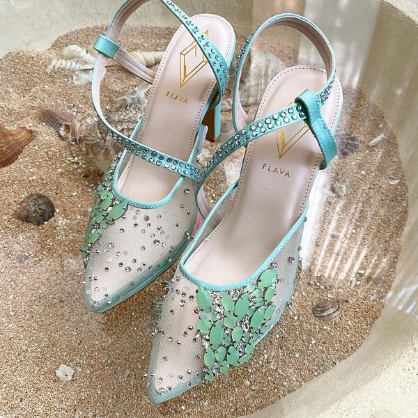 Mint Green Shoes - Etsy