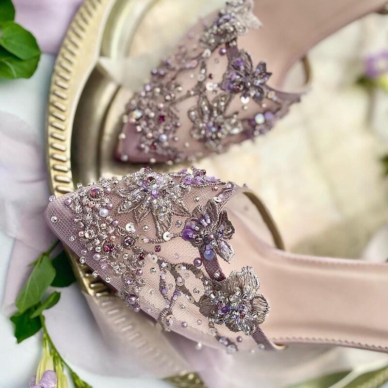 Purple Flat Shoes - Etsy