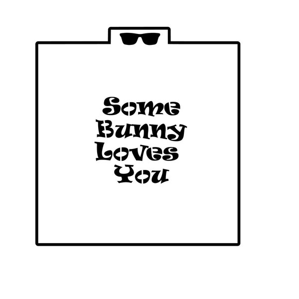 Some Bunny Loves You Stencil - Etsy
