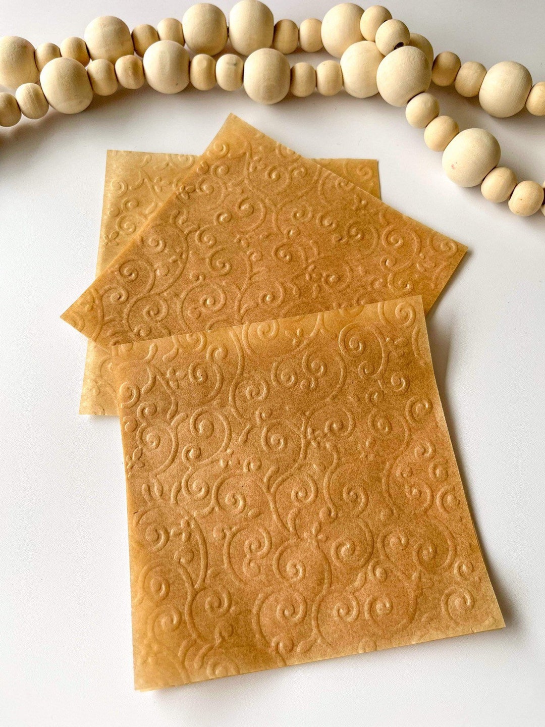 Swirl Pattern 3d Textured Parchment Paper. - Etsy