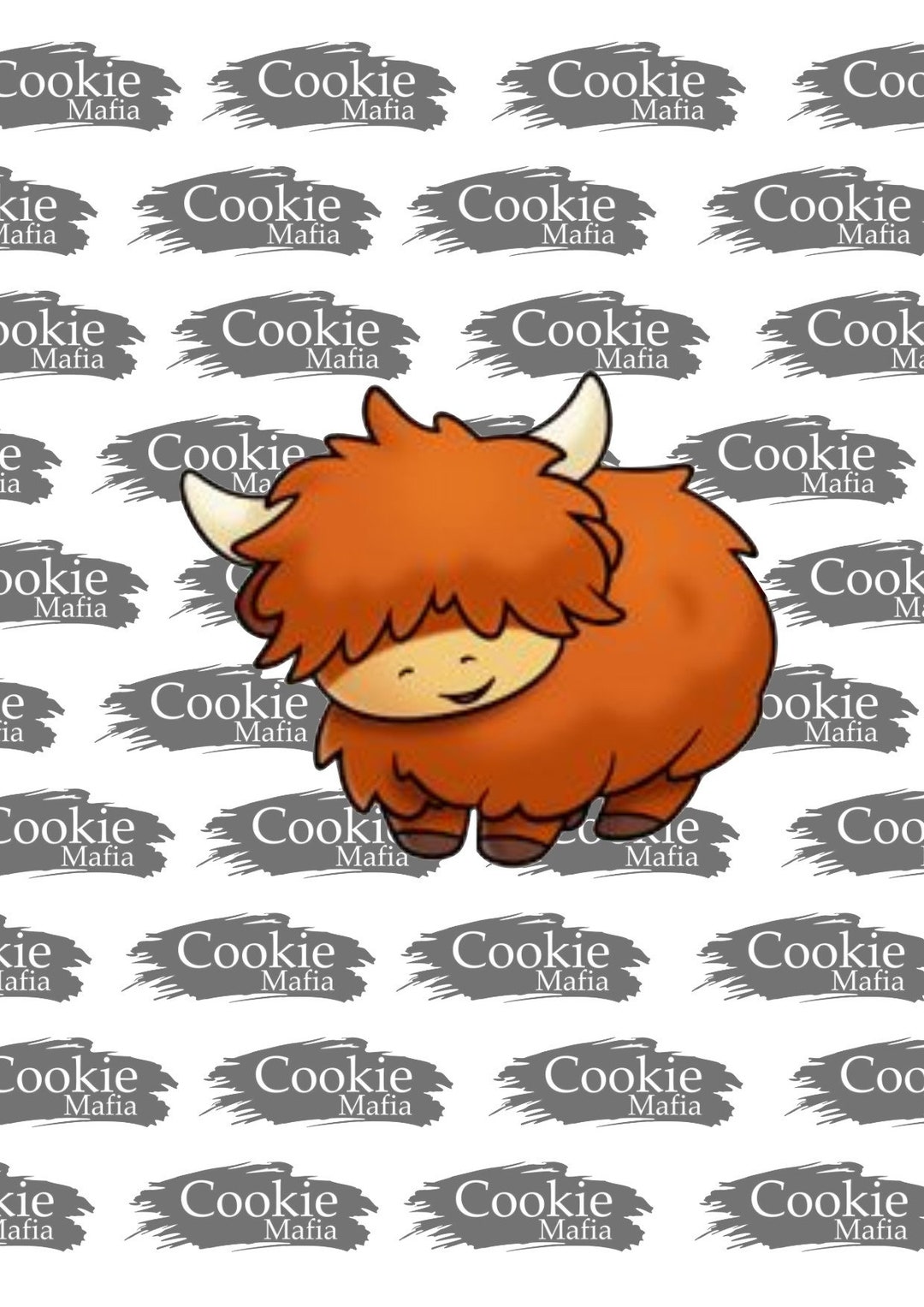 Highland Cow, 8cm Cookie Cutter or Embosser Set - Etsy