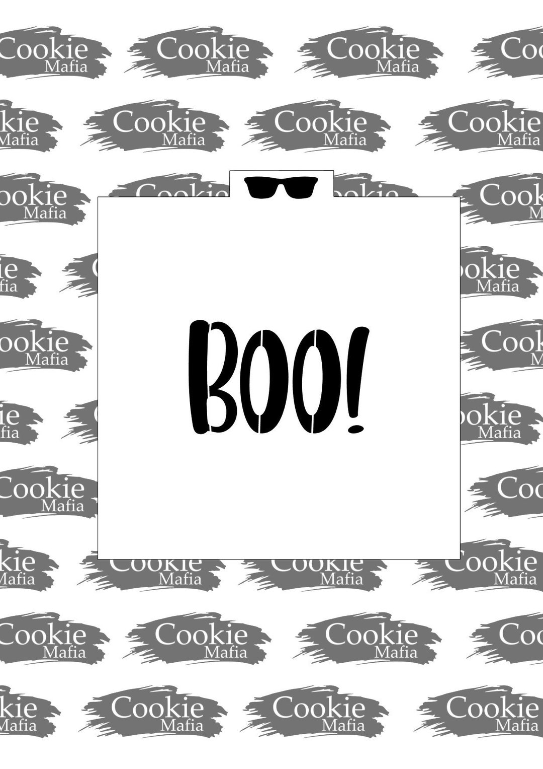 Halloween Boo! Stencil - Etsy