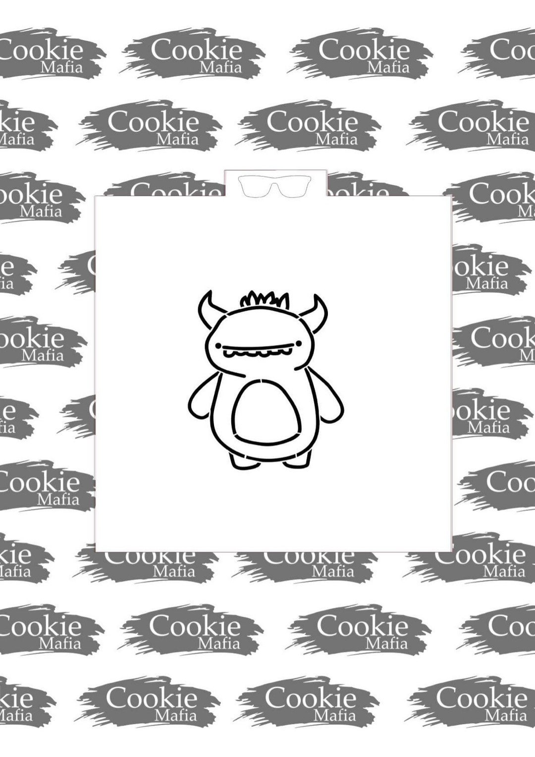 Pyo Monster Stencil - Etsy