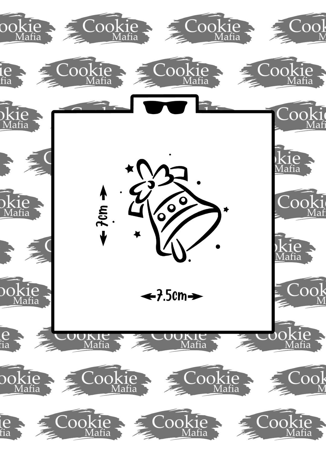 Paint Your Own Christmas Bell Stencil - Etsy