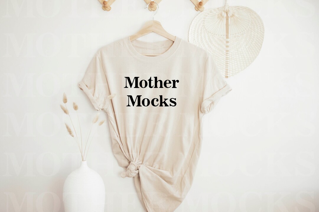 Gildan Natural Tshirt Mock Up Gildan 2000 Natural Mock Up - Etsy