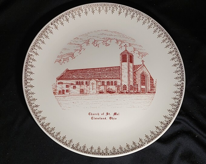Vintage 1960's - 1970's Church Collector Plate by World Wide Art ...