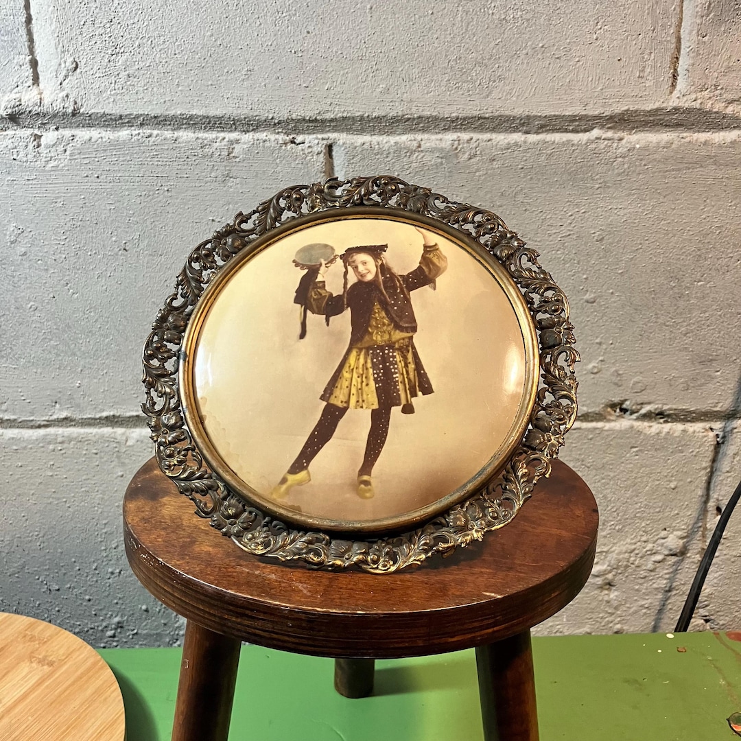 Victorian Era Celluloid Jester Photo in Ornate Frame - Etsy