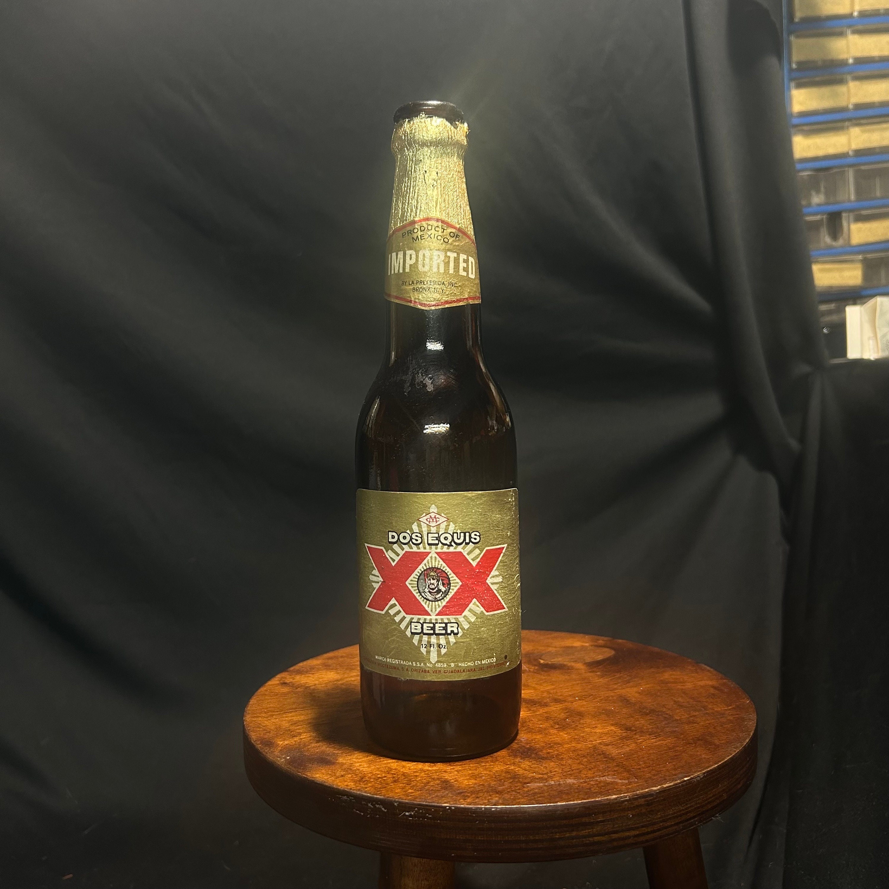 Vintage 1980s 12 Oz Dos Equis Beer Bottle, Cerveceria Moctezuma, S.A ...