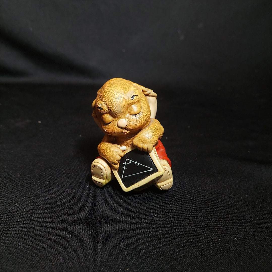 Vintage 1989 Pendelfin Rabbit - Euclid - Red Shorts - Bunny ...