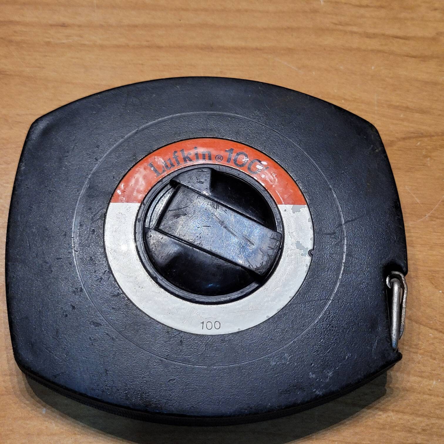 Vintage 100' Tape Measure by Lufkin 100 Feet Long Model 100 Pop-up ...