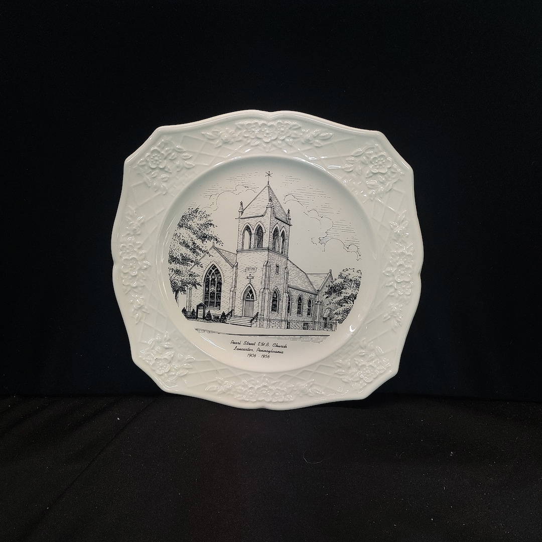 Vintage Mid-century Church Collector Plate by World Wide Art Studios ...