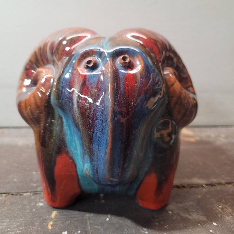 Ceramic Ram Figurine - Etsy