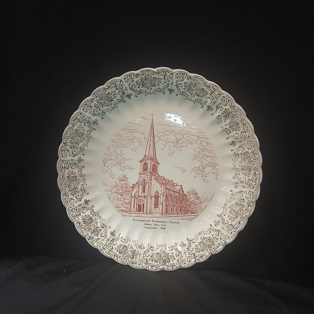 Vintage 1960's 1970's Church Collector Plate by World Wide Art Studios ...