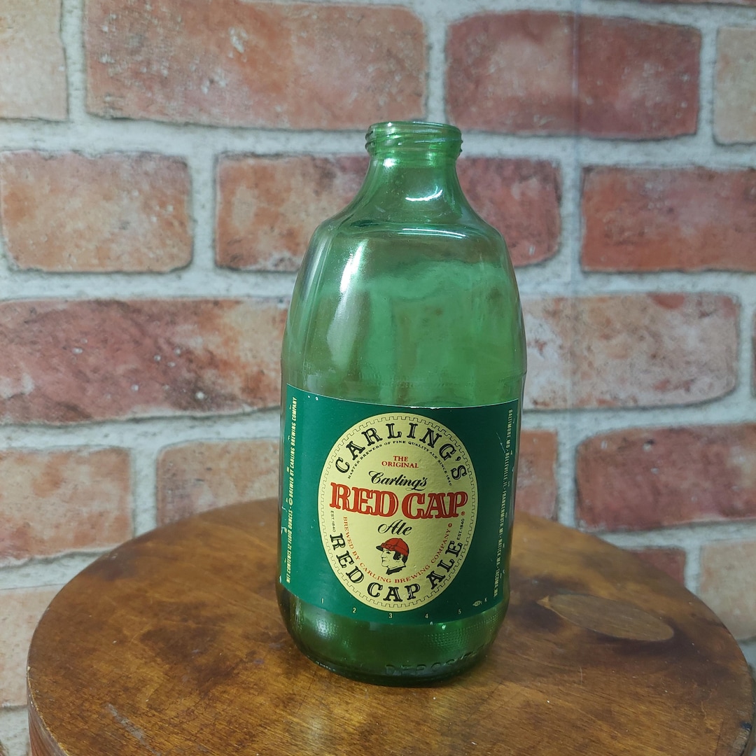 Vintage 1975 12 Oz Carling's Red Cap Ale Beer Bottle, Carling Brewing ...