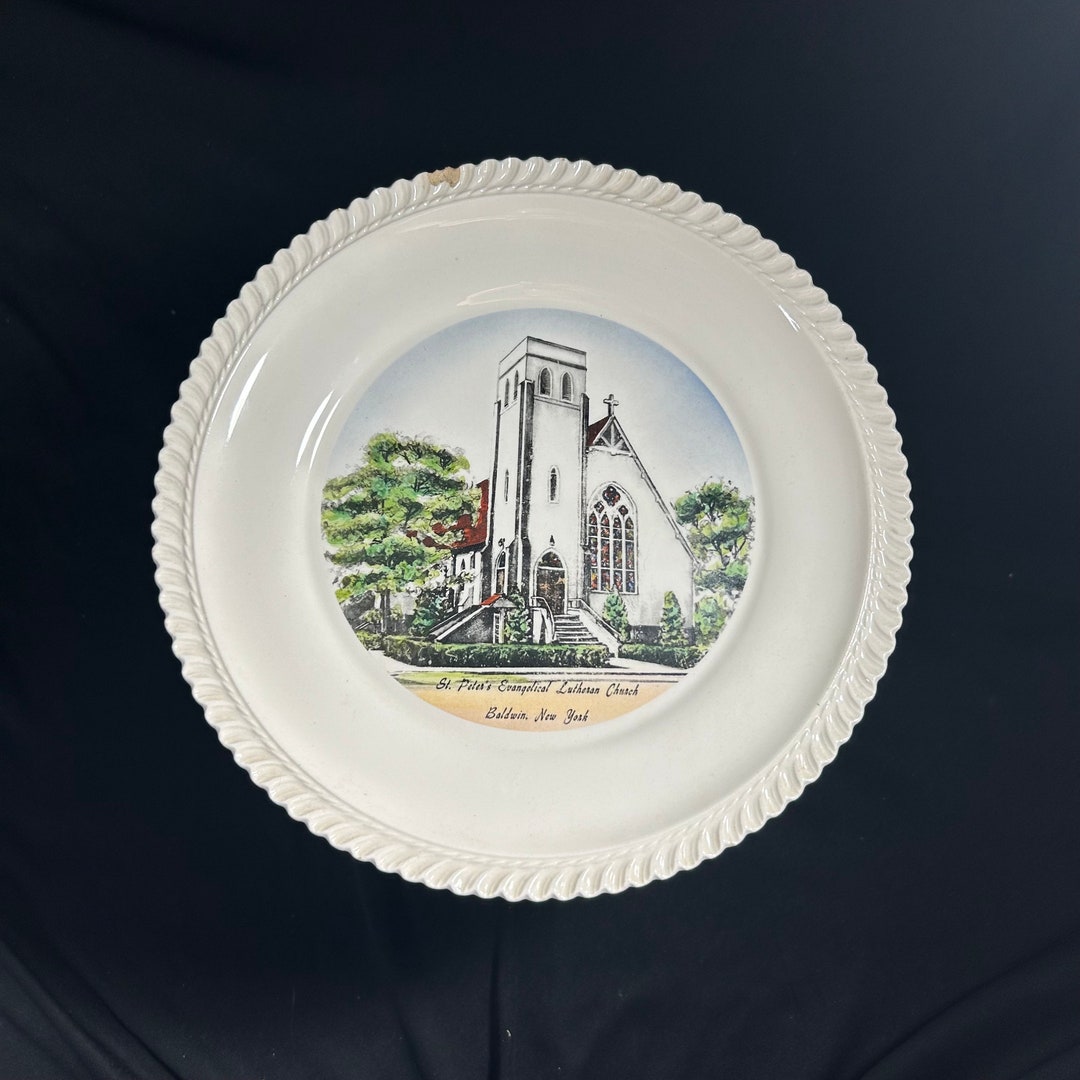 Vintage Mid-century Church Collector Plate by Delano Studios - St ...
