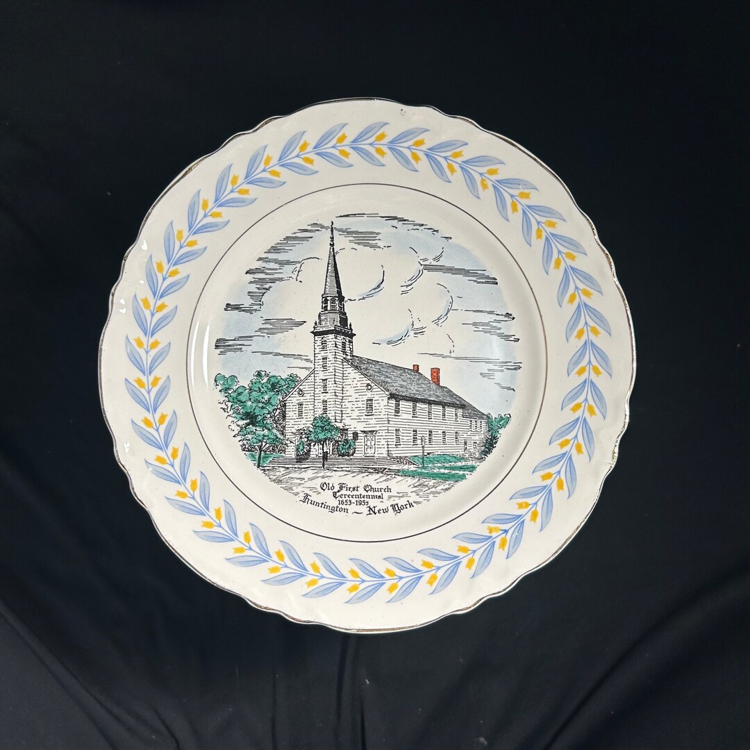 Vintage Mid-century Church Collector Plate by the Thomas Studio - Old ...