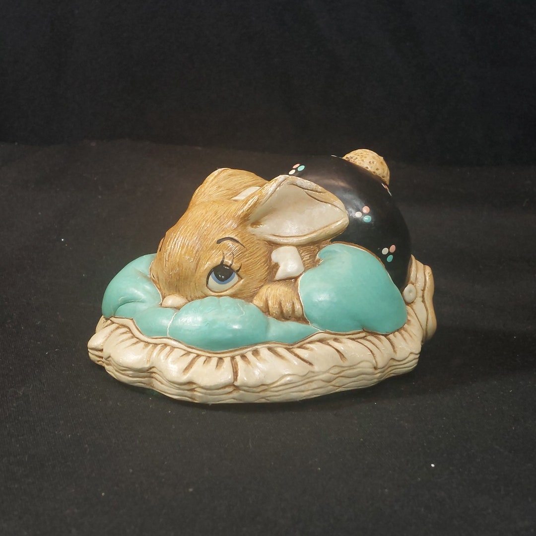 Vintage 1970's - 1980's Pendelfin Rabbit - Dodger - Bunny Diving Into ...