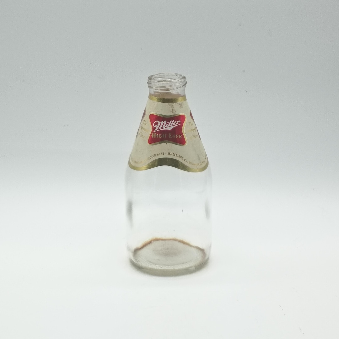 Vintage 1970s Miller High Life Stubby Style Beer Bottle - Etsy