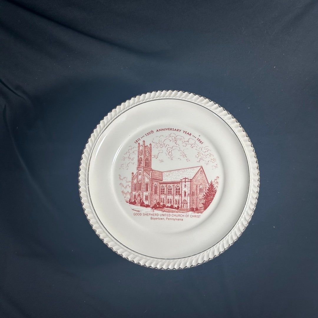Vintage 1960s Church Collector Plate: Good Shepherd United Church of ...