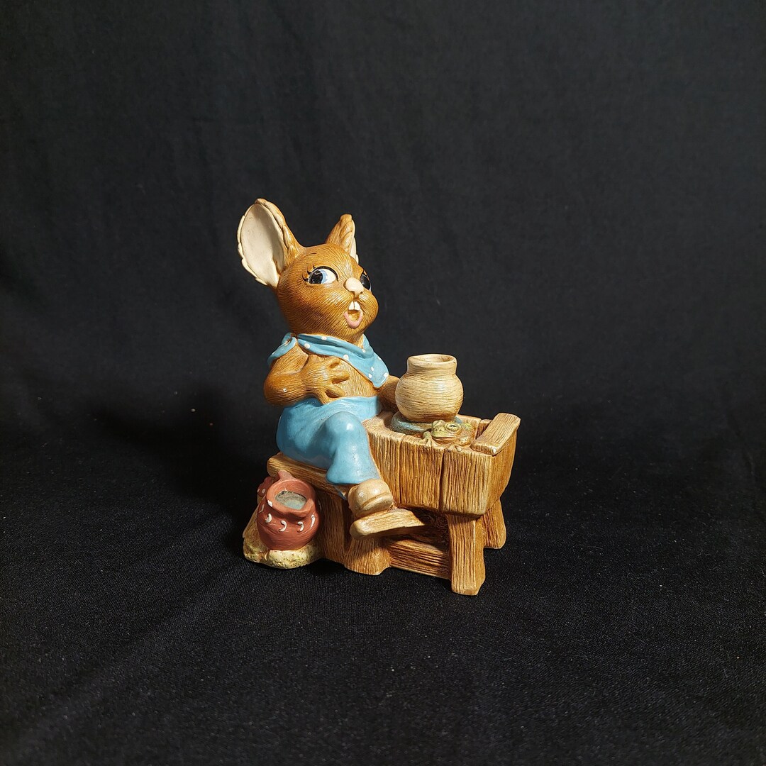 Vintage 1970's - 1980's Pendelfin Rabbit - Crocker / Potter Bunny ...