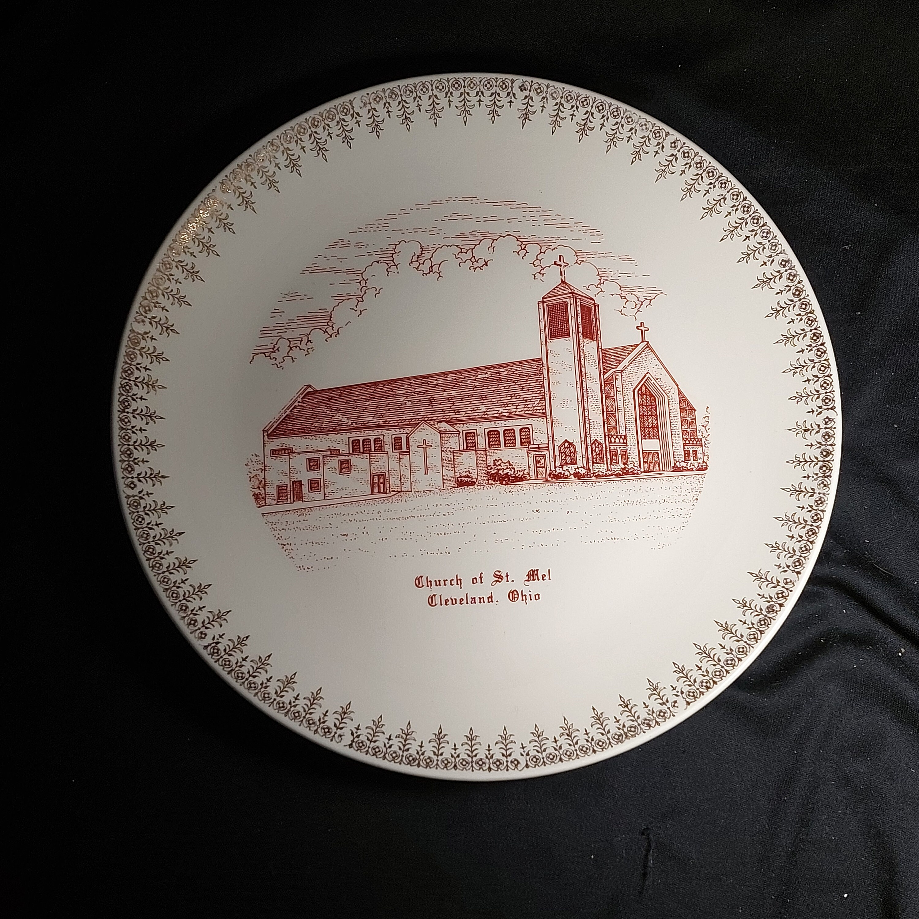 Vintage 1960's 1970's Church Collector Plate by World Wide Art Studios ...