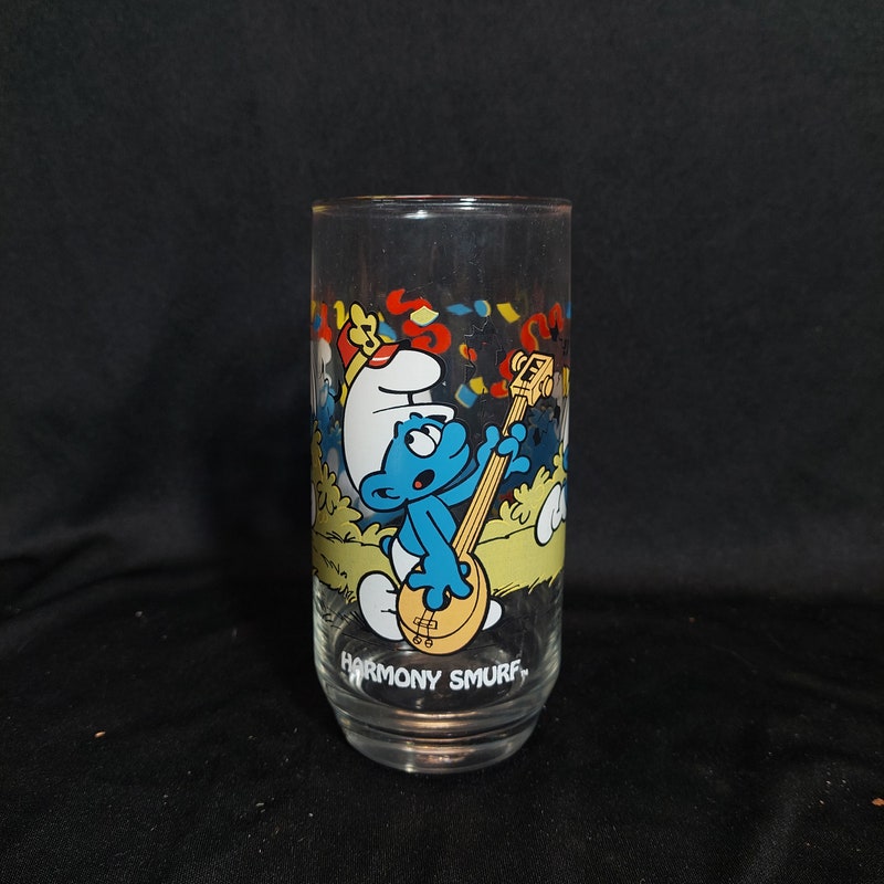Smurf Drinking Glass - Etsy
