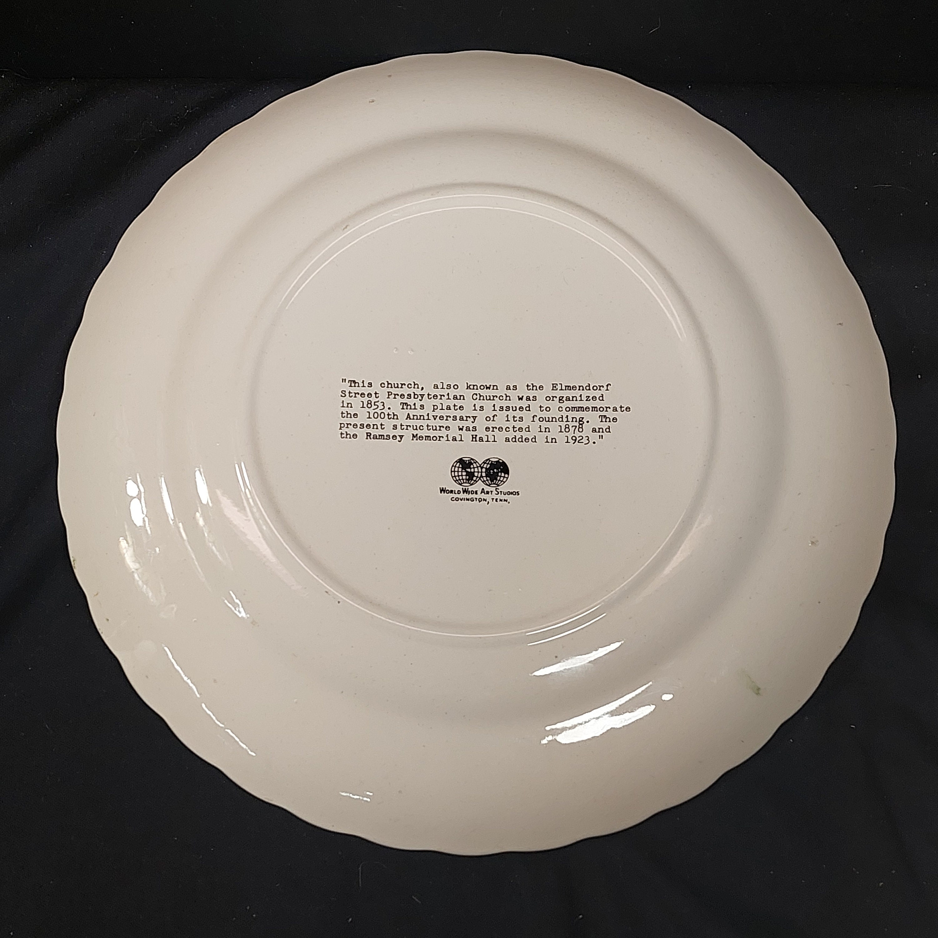 Vintage Mid-century Church Collector Plate by World Wide Art Studios ...