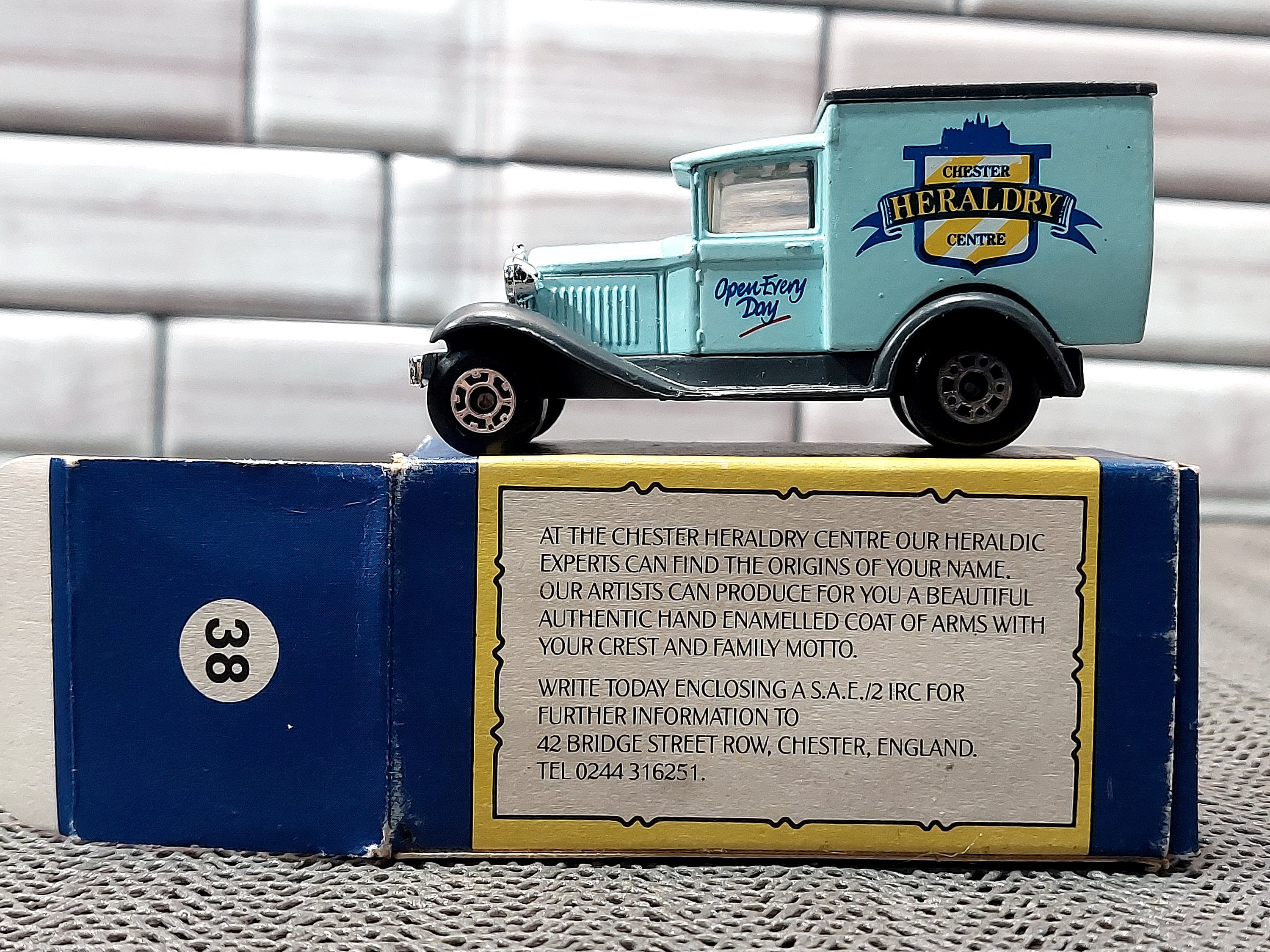 Vintage 1979 Matchbox Car Model A Ford in Box -MB38 - Chester Heraldry ...