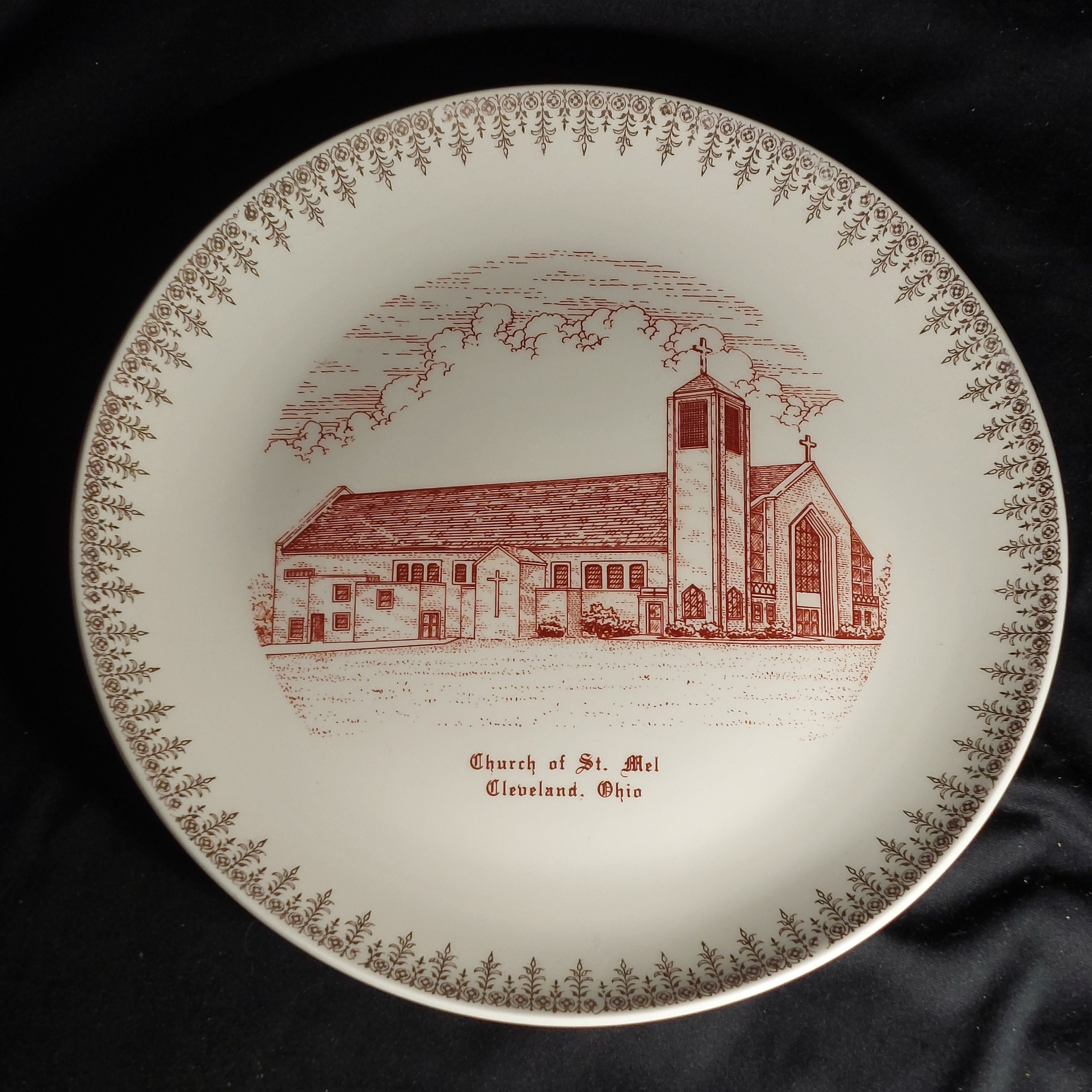 Vintage 1960's 1970's Church Collector Plate by World Wide Art Studios ...