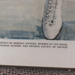 Vintage 1951 Avon Cosmetics Mounted Ad Barbara Ann Scott Skater Dorothy ...