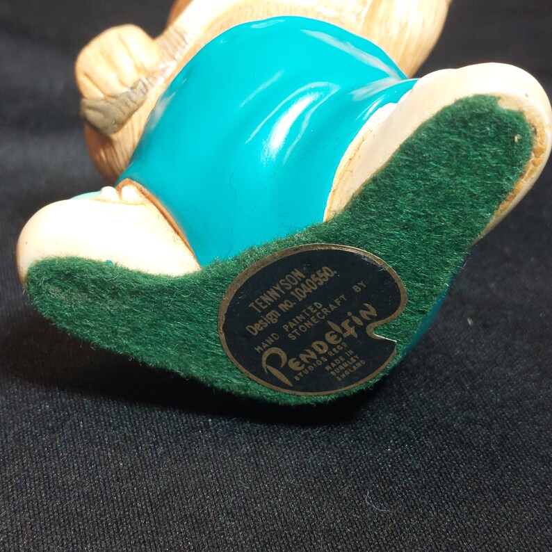 Vintage 1987 Pendelfin Rabbit - Tennyson - Bunny Playing Tennis - Reg ...