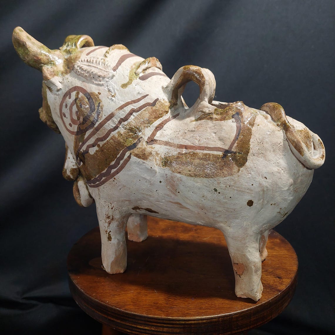 Vintage Torito De Pucara: Handcrafted Terra Cotta Peruvian Bull ...
