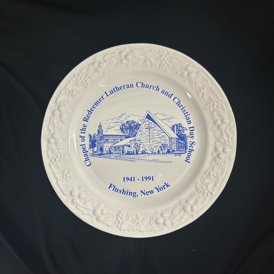 Vintage Church Collector Plate - Chapel of the Redeemer Lutheran Church ...